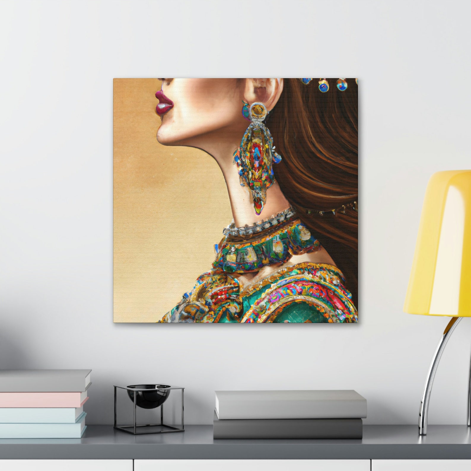 Sharmeen Khan Pakistani Canvas - Etsy