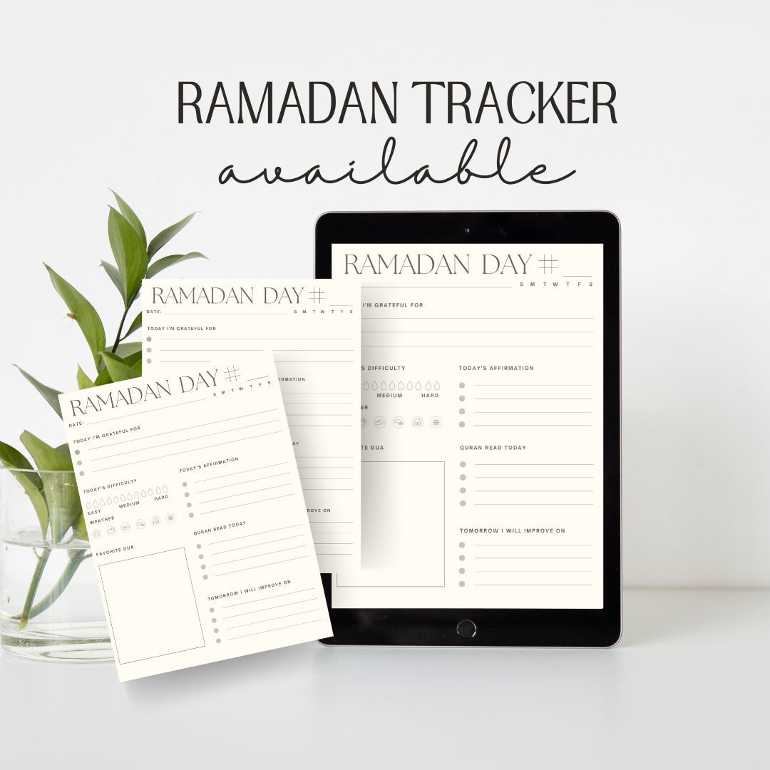 Ramadan Tracker - Etsy