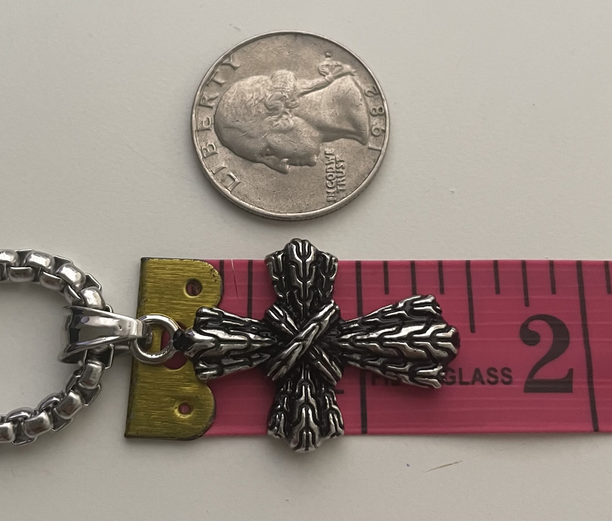 Cross Chevron Cross Necklace for Men Stainless Steel Cross - Etsy