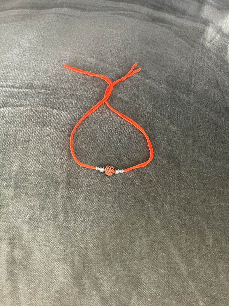 Simple Rudraksh Rakhi - Etsy