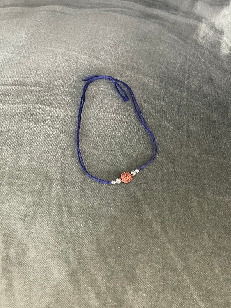Simple Rudraksh Rakhi - Etsy