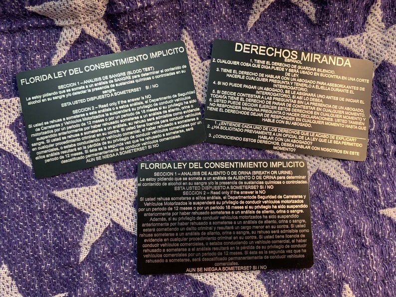 Metal Miranda Card - Etsy