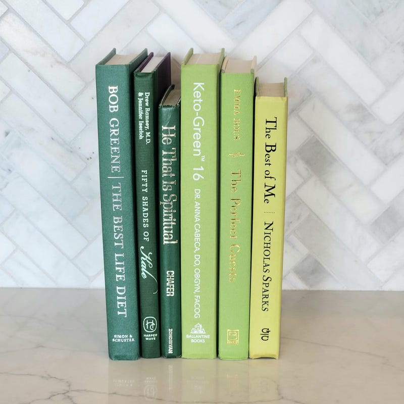 Green Books - Etsy