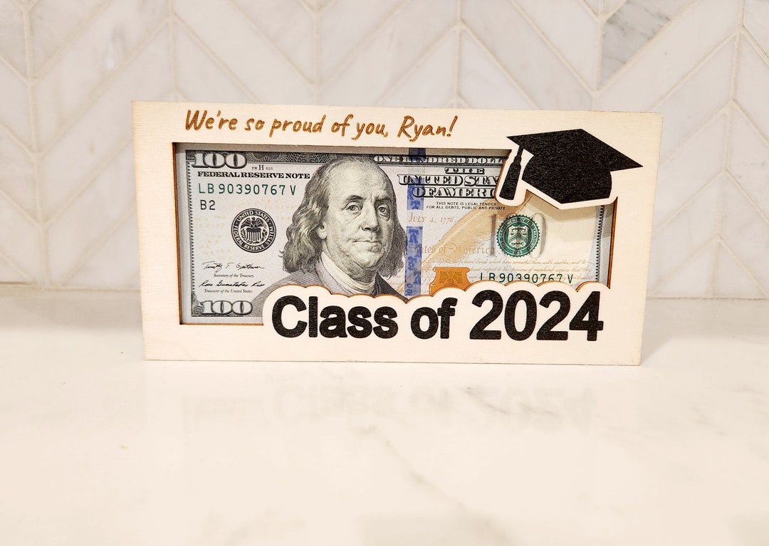 Graduation Personalized Money Holder Gift Idea for Kids, Teens, Adults ...