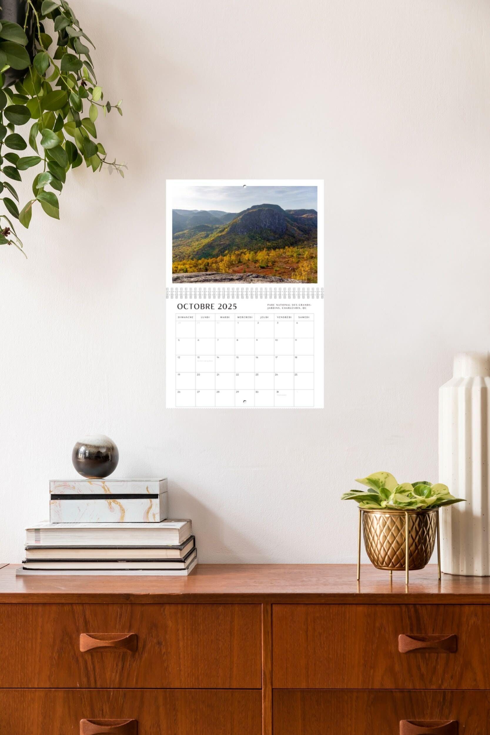 Wall Calendar 2025 - Quebec Landscape Photography Calendar - Etsy