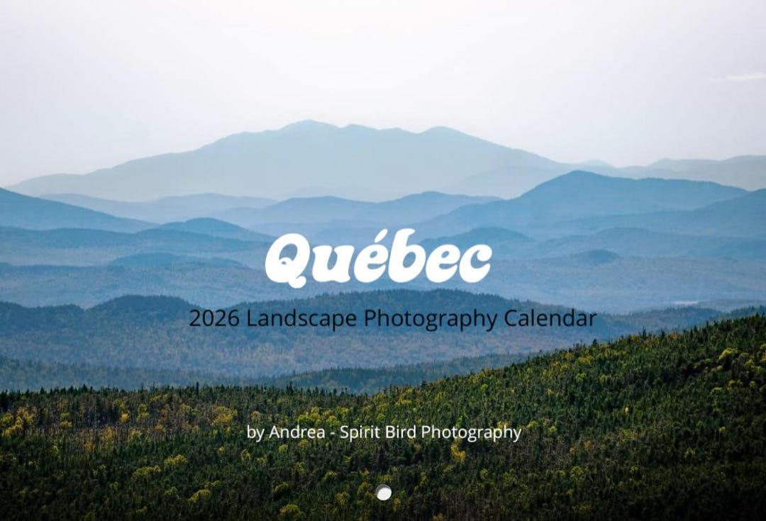 2026 Calendar - Quebec Landscape Photography - Etsy