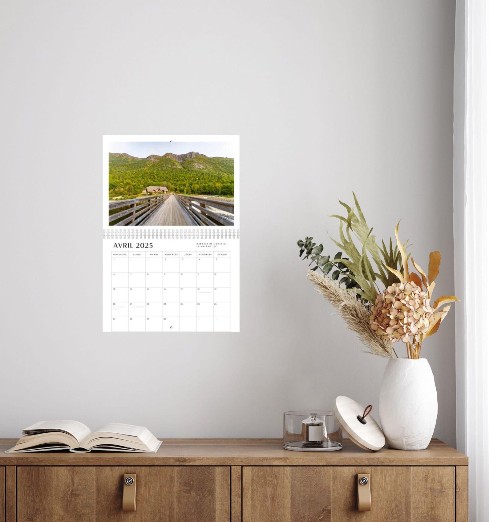 Wall Calendar 2025 - Quebec Landscape Photography Calendar - Etsy