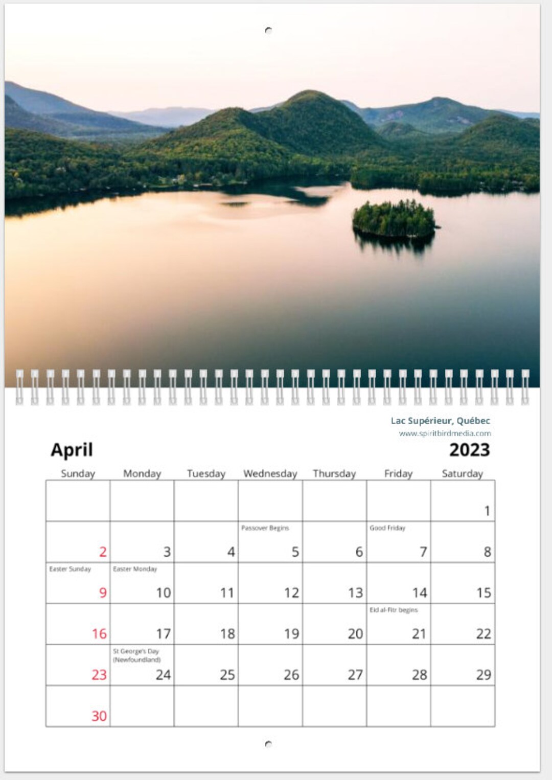 Calendrier Mural 2023 Paysages Du Quebec Wall Calendar - Etsy