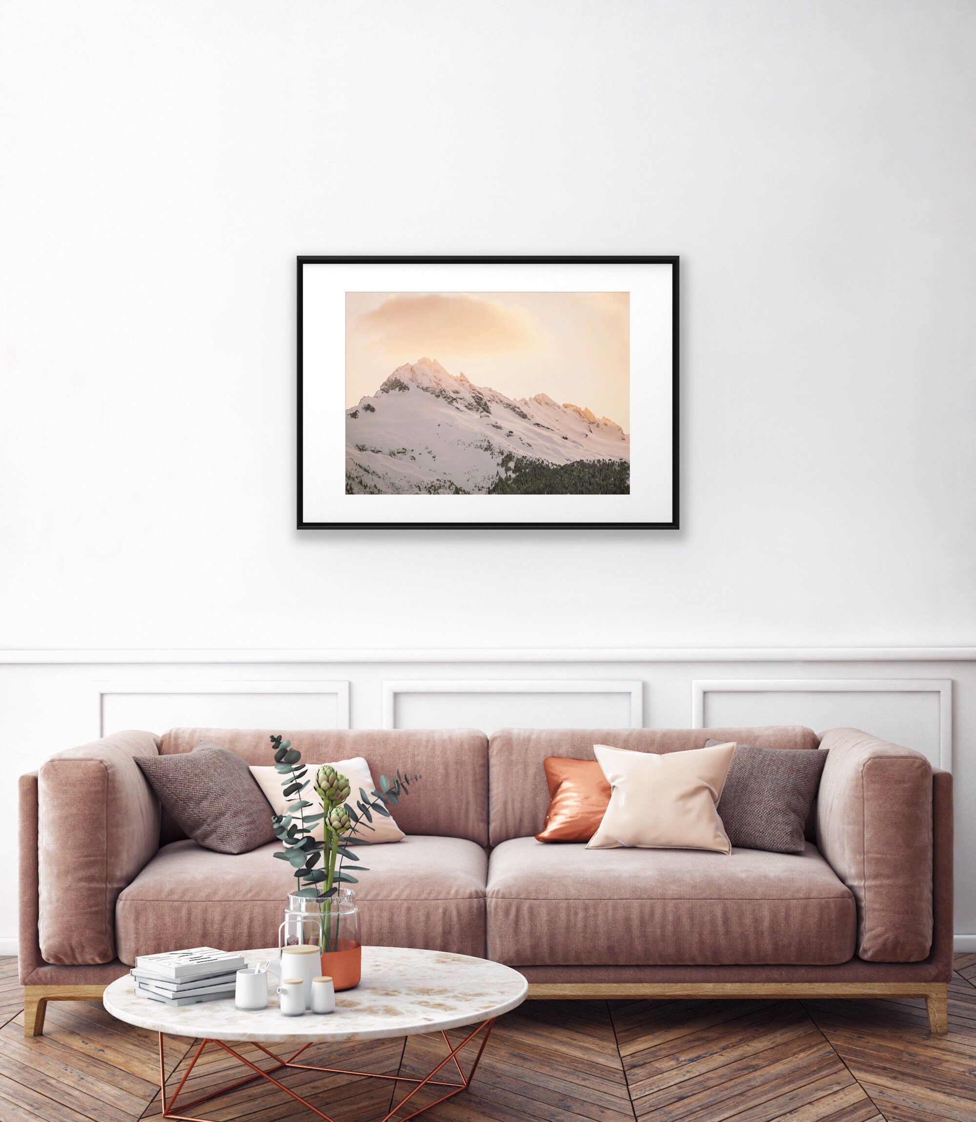 Squamish Mountain Sunset - Tantalus Range - British Columbia ...