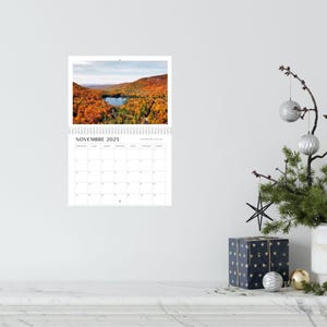 Wall Calendar 2025 - Quebec Landscape Photography Calendar - Etsy
