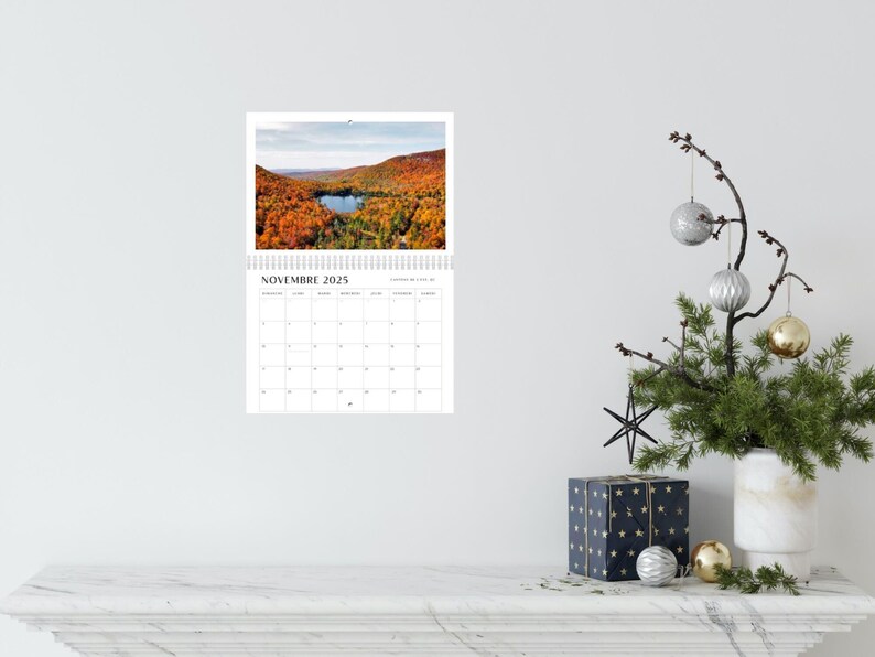 Wall Calendar 2025 - Quebec Landscape Photography Calendar - Etsy