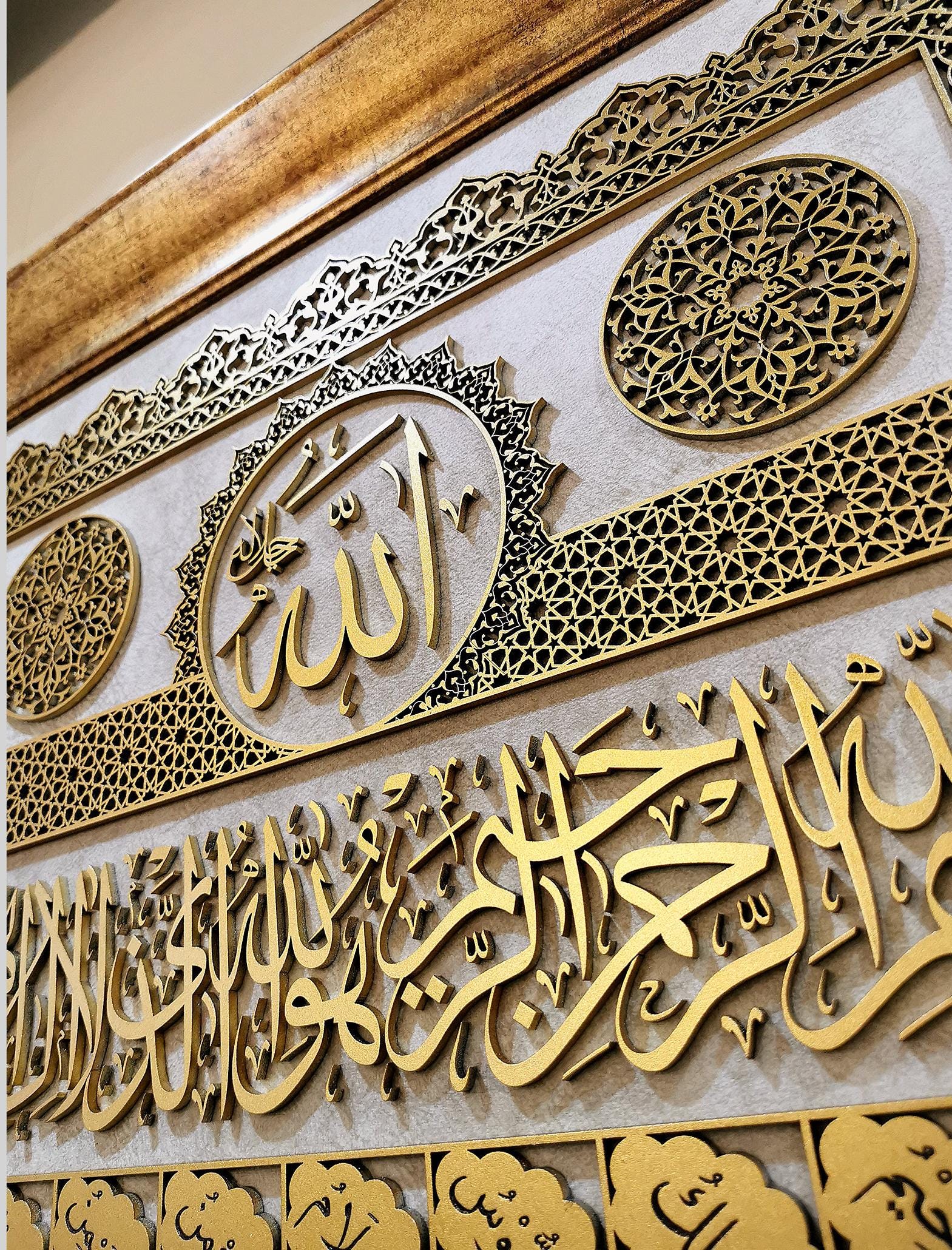 Islamic Calligraphy Art In Mosques
