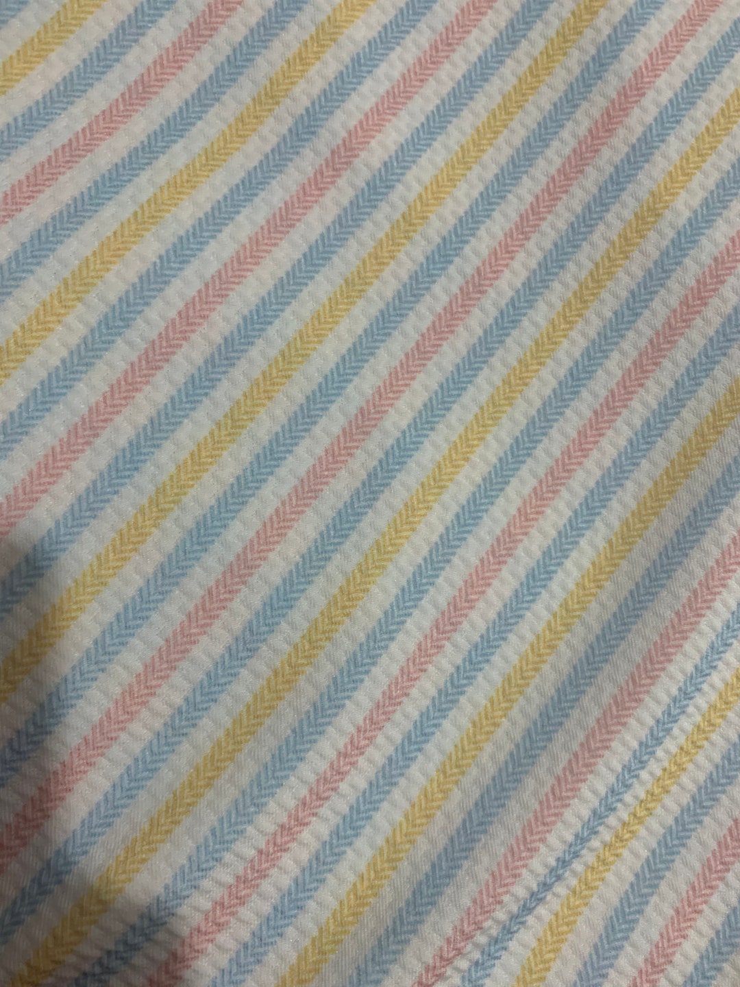 Pastel Stripes Spring Easter Holiday Strip Bullet Fabric Strip DIY ...
