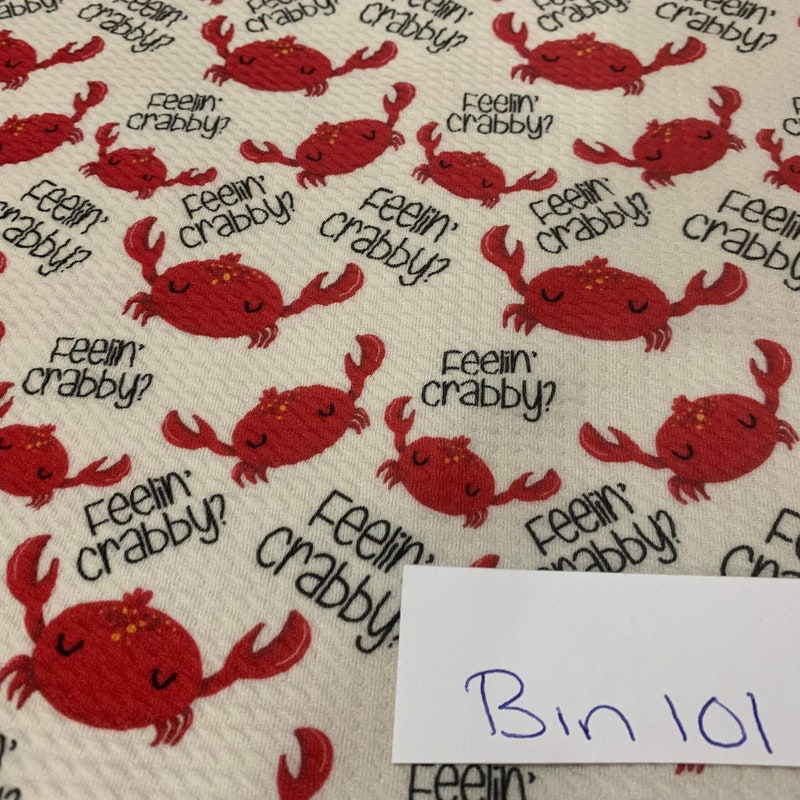Crab Fabric - Etsy