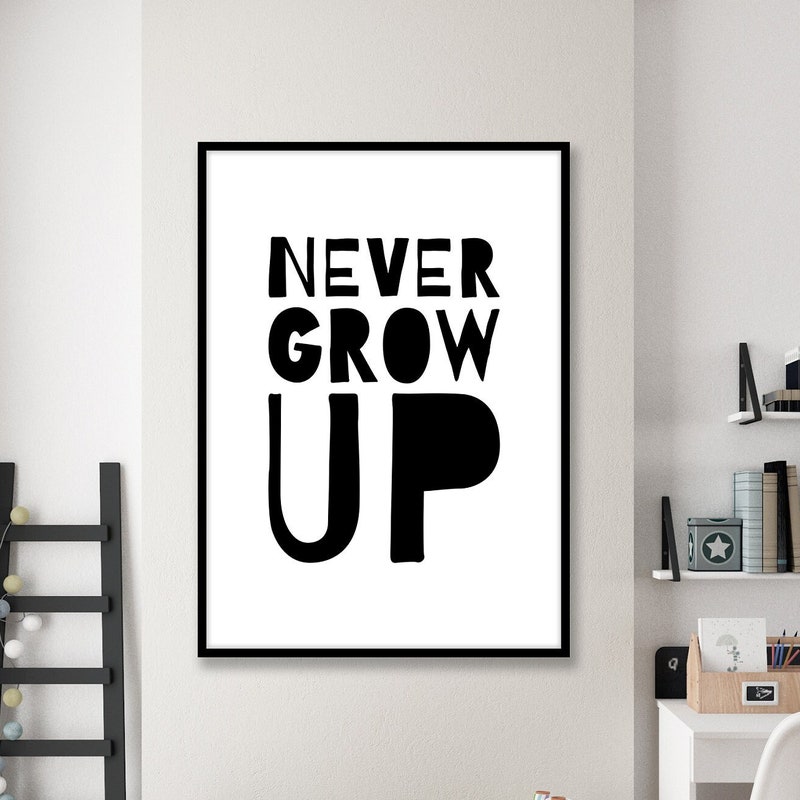 Never Grow Up - Etsy