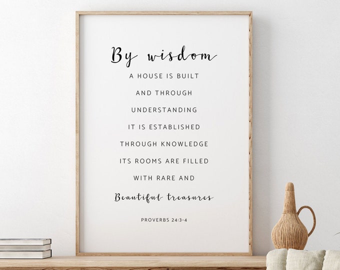 SVG, & PNG by Wisdom a House is Built - Etsy