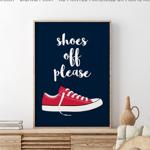Buy Please Remove Your Shoes Wall Sign Online In India - Etsy India