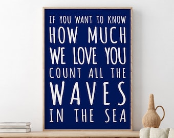 Count All the Waves - Etsy