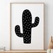 Cactus Printable, Cactus Poster, Minimalist Wall Art, Home Decor ...