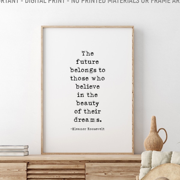 The Future Belongs - Etsy