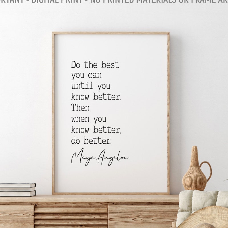 Maya Angelou Posters - Etsy