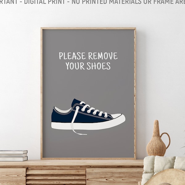 Shoes off Printable - Etsy