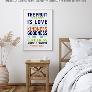The Fruit of the Spirit is Love Joy Peace, Galatians 5:22-23, Christian ...