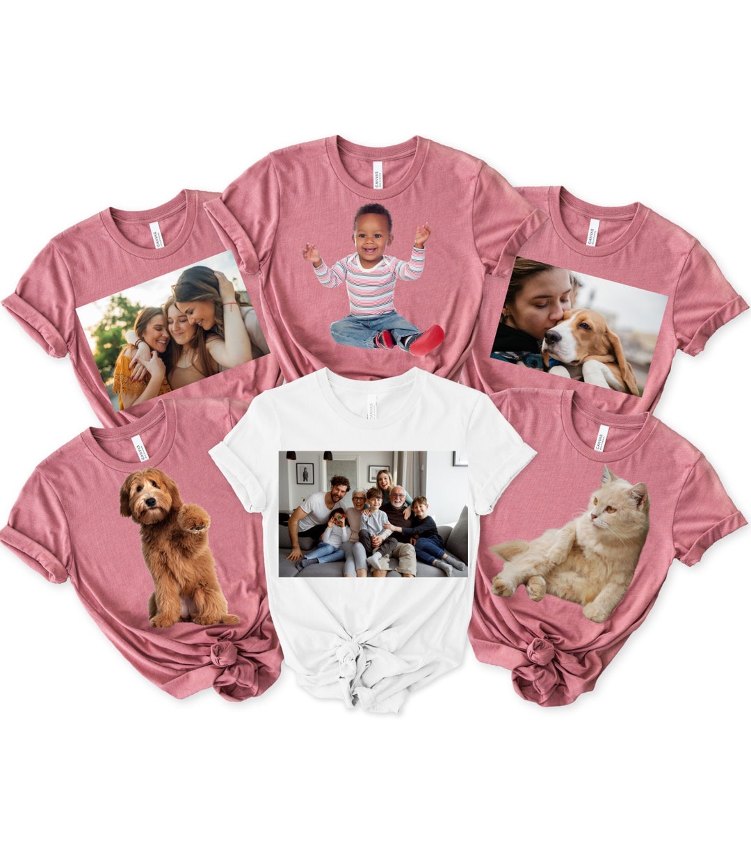 Custom Shirt Custom Tshirt With Your Photo or Text T Shirt Custom With ...