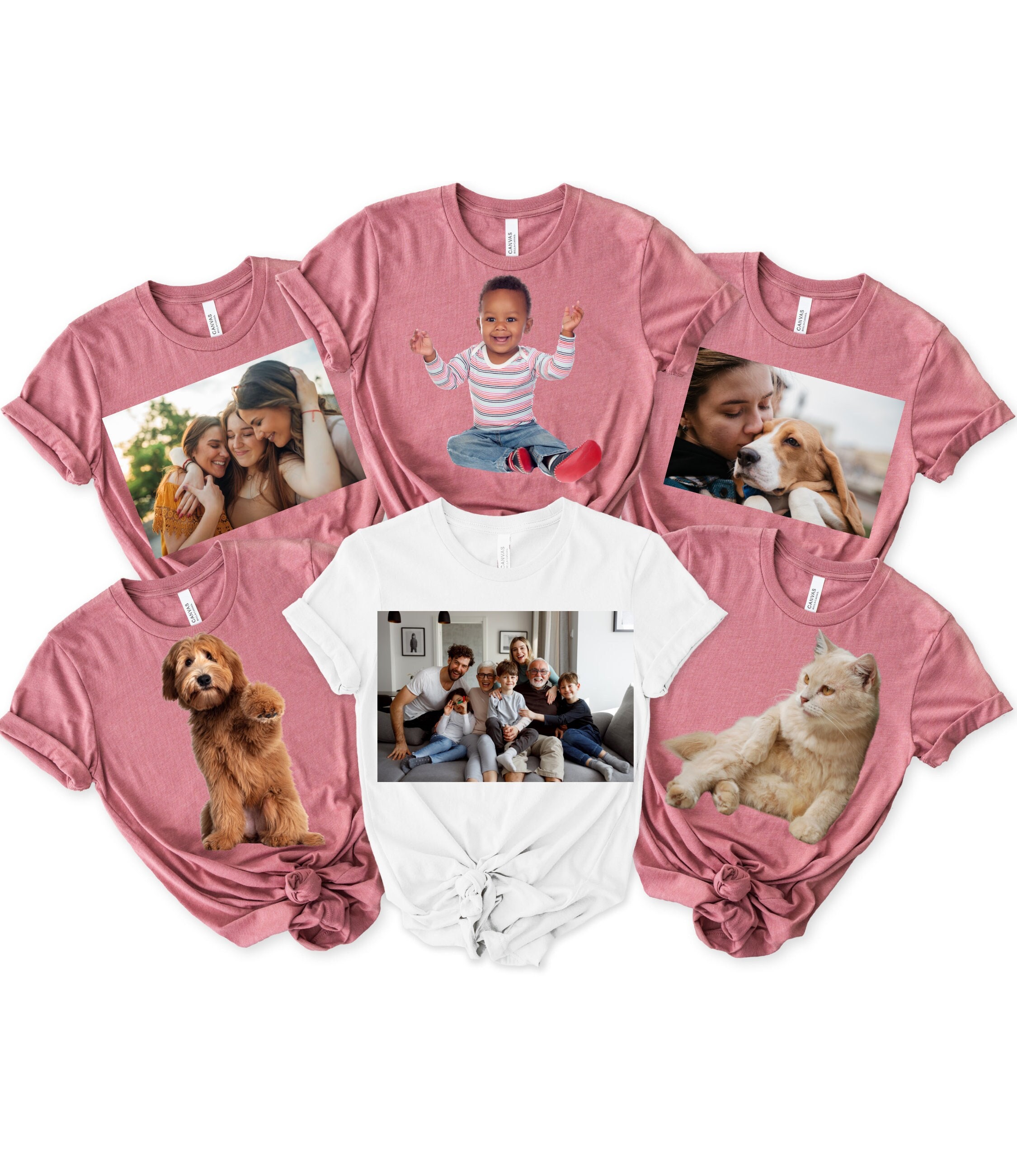 Custom Shirt Custom Tshirt With Your Photo or Text T Shirt Custom With ...