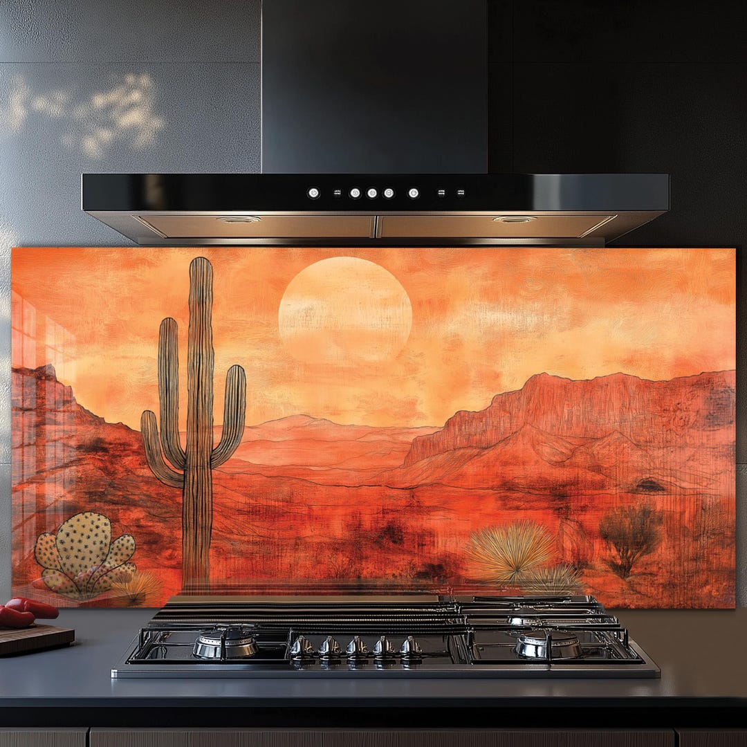 Tempered Glass Backsplash, Kitchen Sink Cover, Splashback Tile, Stove ...