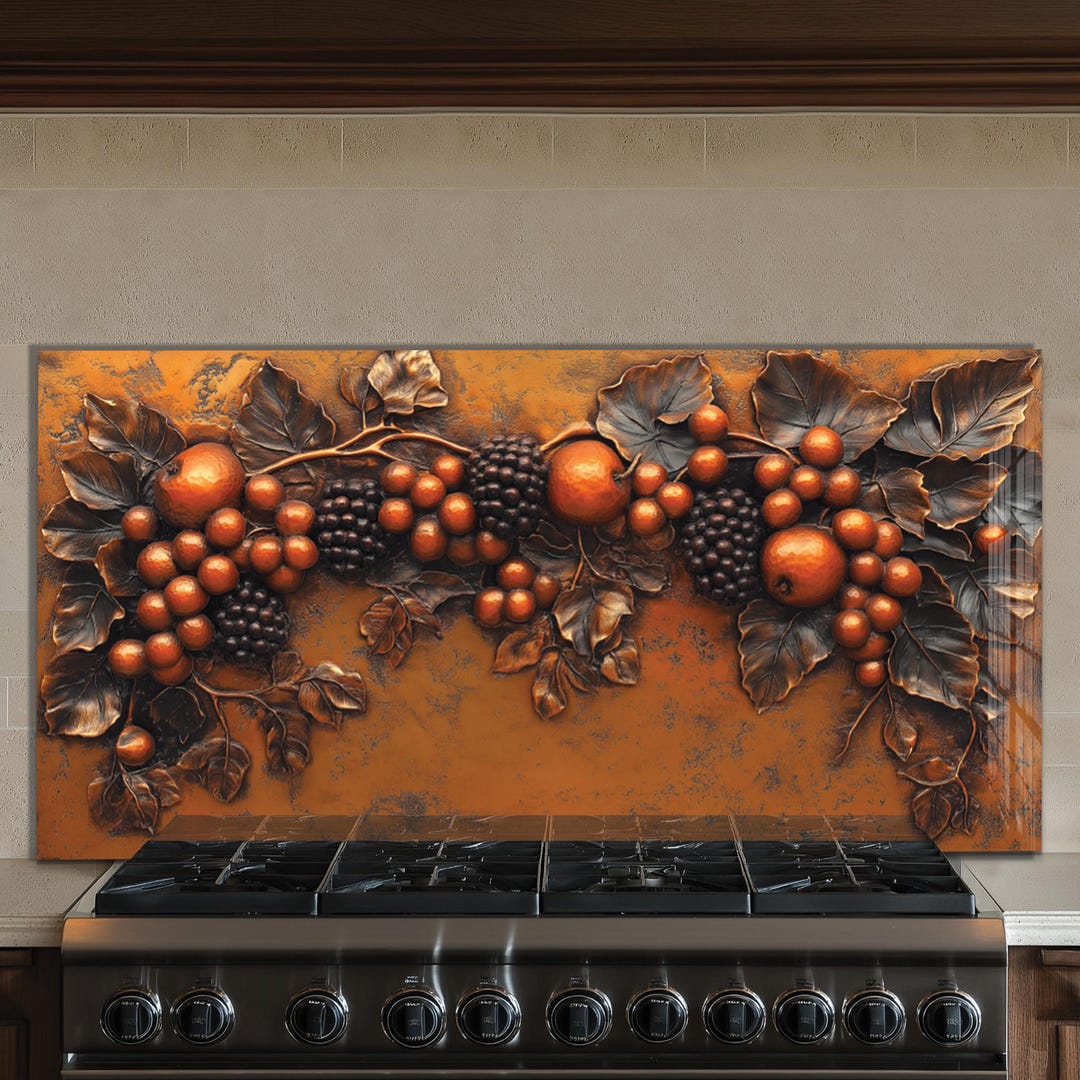 Tempered Glass Backsplash, Kitchen Sink Cover, Splashback Tile, Stove ...