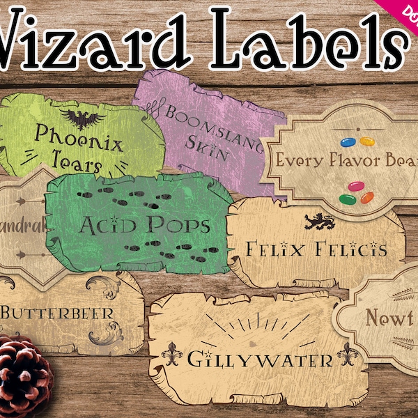 Potion Labels - Etsy