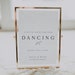 ELLIE Minimal Wedding Dancing Feet Sign Template, Printable Dancing ...