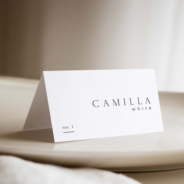 Table Tent Name Card - Etsy