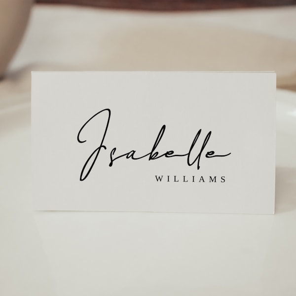 Table Tent Name Card - Etsy