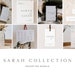SARAH Minimalist Custom Signs Template Wedding Poster Modern - Etsy