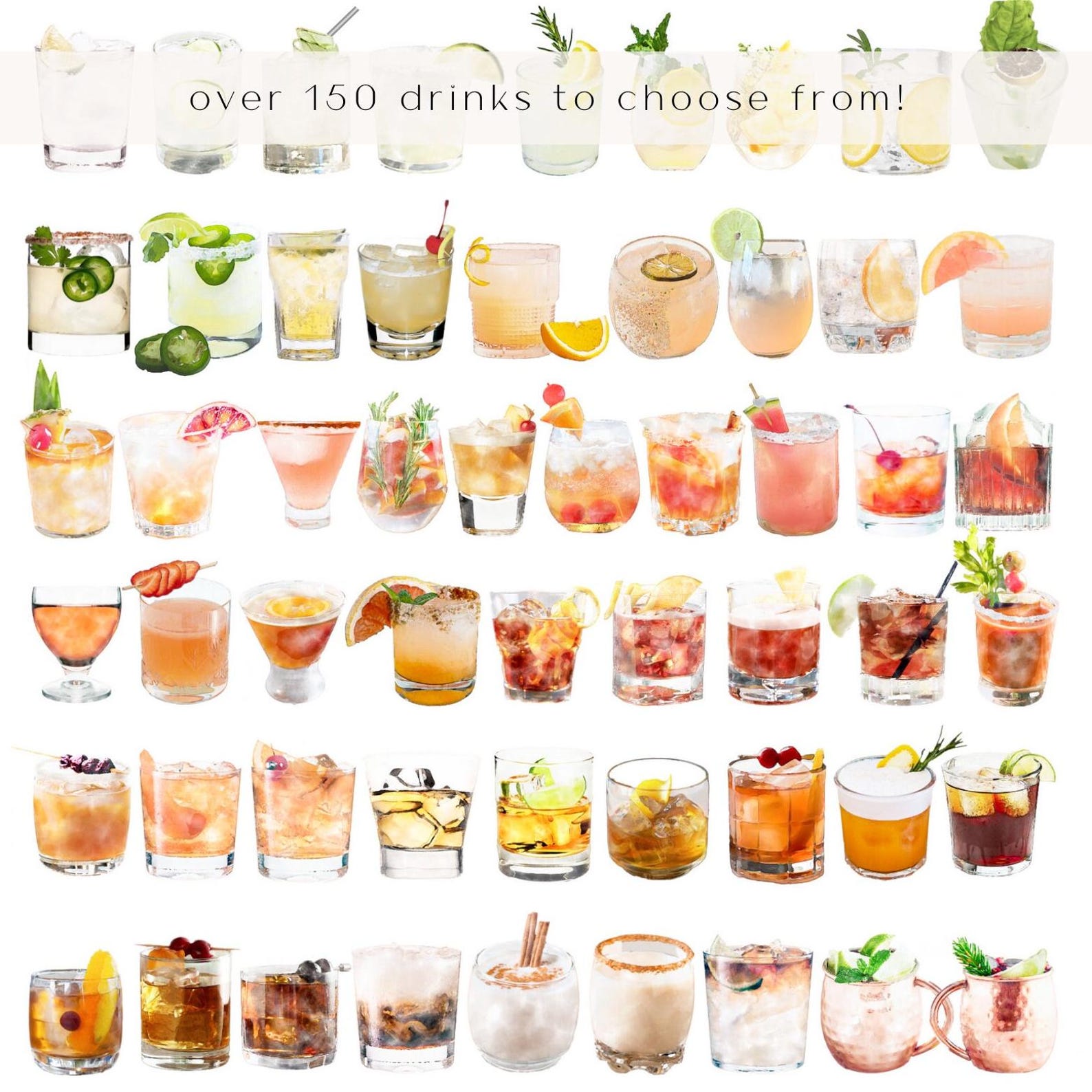 CHRISTINE Printable Signature Cocktails Sign Template Download, Wedding ...