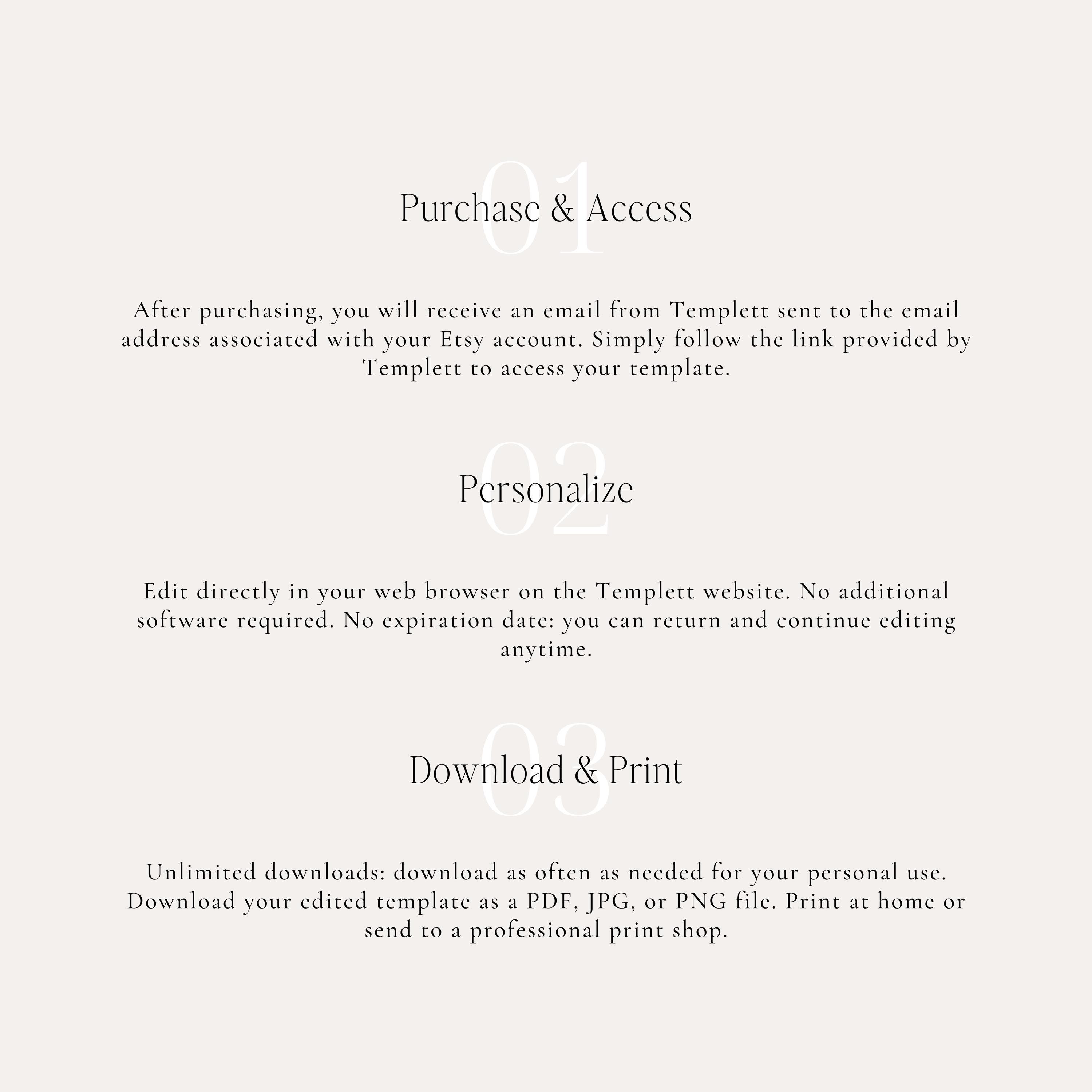 ELLIE Minimal Open Seating Sign Template, Modern Open Seating Sign ...