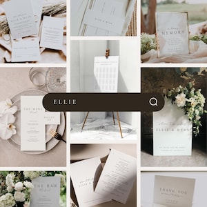 ELLIE Wraparound Address Label Template, Printable Label Template for ...