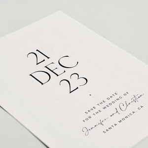 Minimal Modern Save the Date Template Download, Printable Save the Date ...