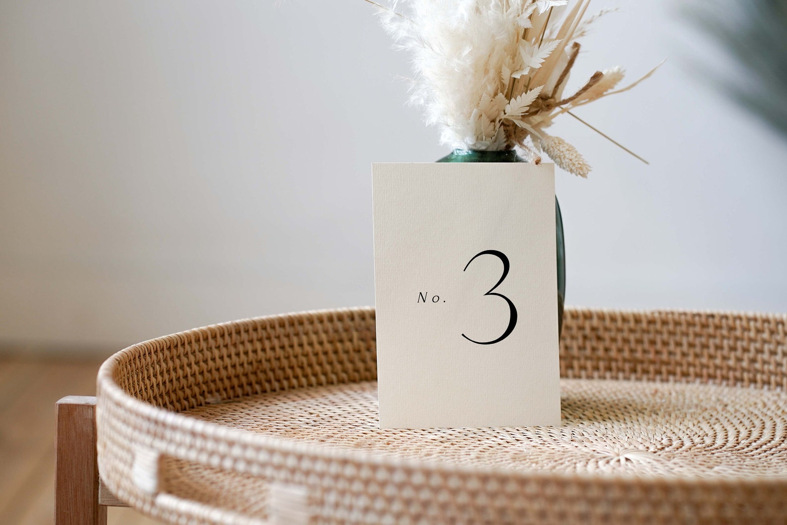 Minimal Elegant Wedding Table Number Template Download - Etsy