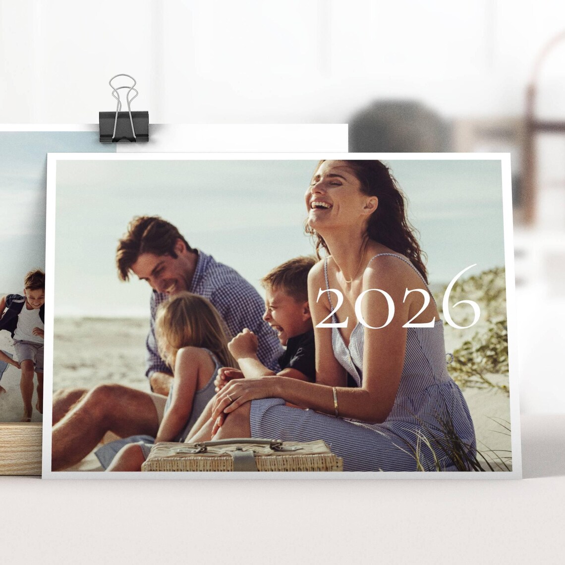 2026 Photo Calendar Template 7x5, Printable Editable Desk Calendar ...