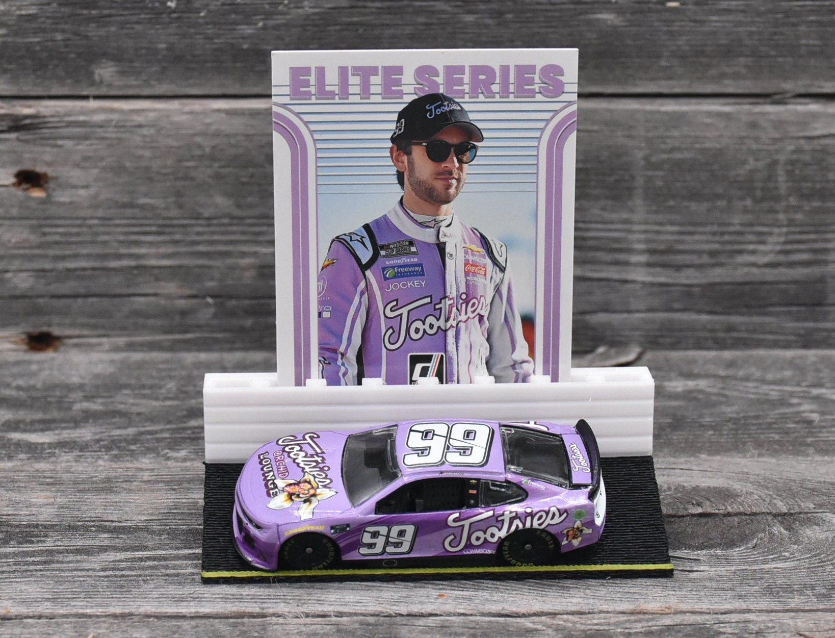 1:64 Diecast and Card/sticker Track Display Stand 3D Printed Fits One 1 ...