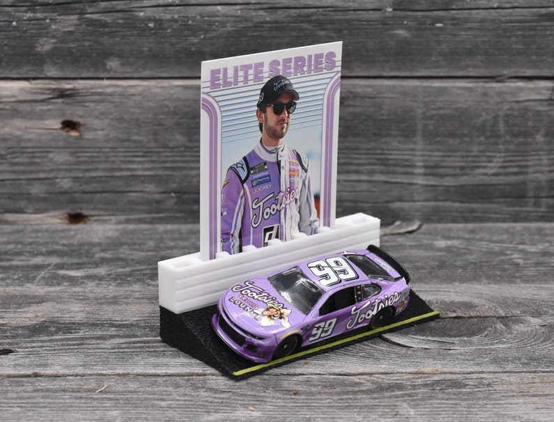 1:64 Diecast and Card/sticker Track Display Stand 3D Printed Fits One 1 ...
