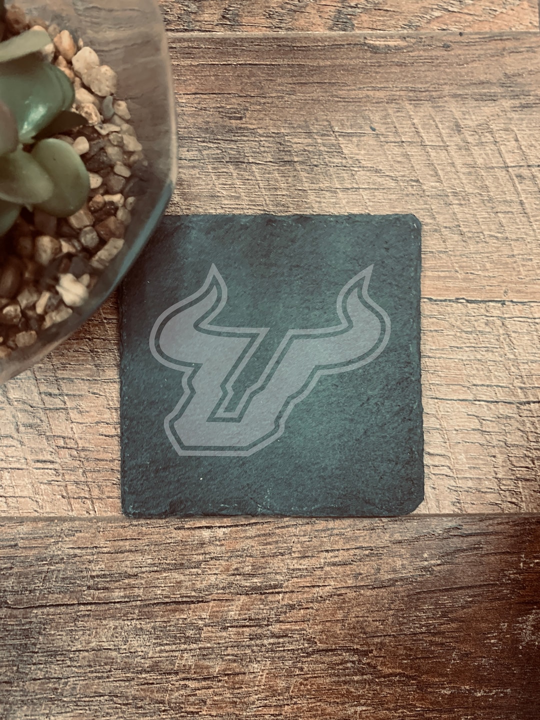 University of South Florida Coaster | USF Bulls | CNC Engraved | Fan ...