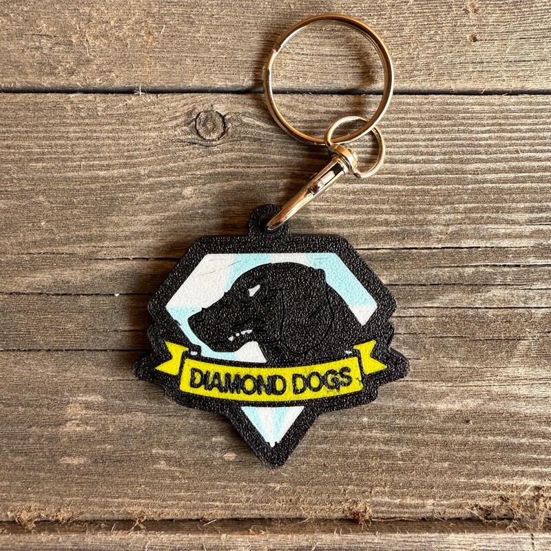 Metal Gear Keychain - Etsy