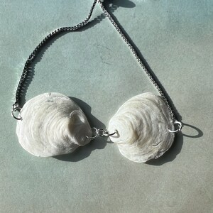Genuine Double White Jingle Shell Bracelet With Adjustable Slide in ...