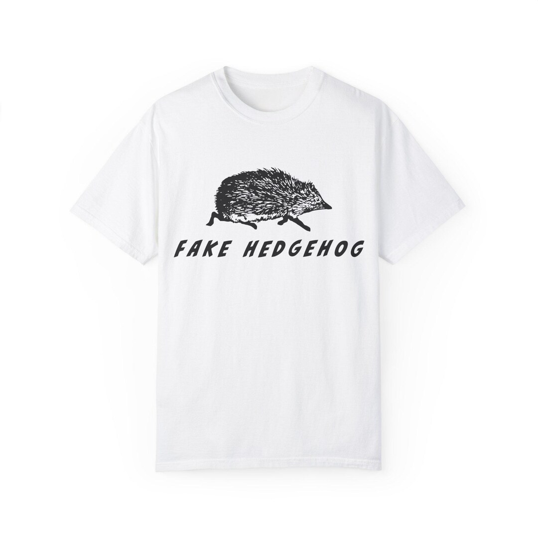 Fake Hedgehog Sonic the Hedgehog blk Decal Version Unisex Garment-dyed ...