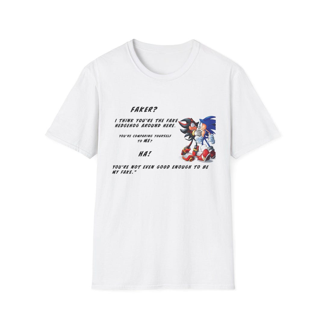Faker Shadow the Hedgehog Shirt - Etsy