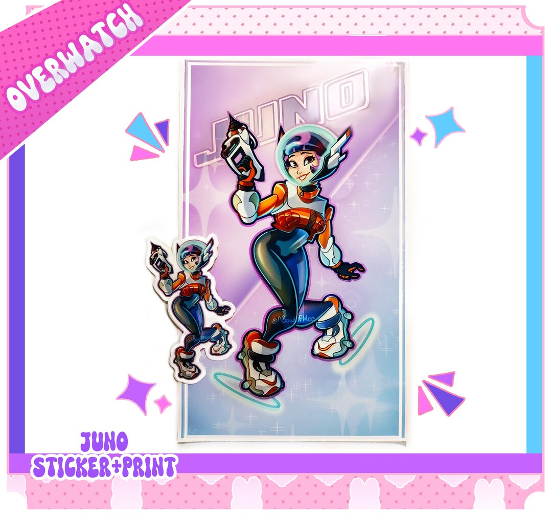 Overwatch: Juno Print and Sticker - Etsy
